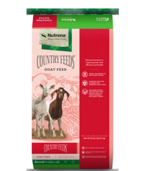 Nutrena® Country Feeds® 18% Pelleted Goat Feed - Virginia - Maryland ...